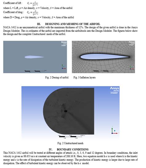 lift and drag analysis of naca 1412 airfoil using unstructured mesh