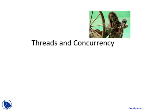 threads and concurrency object oriented programming and data structures lecture sl docsity