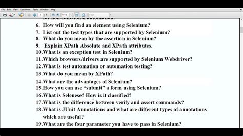 selenium interview questions and answers selenium automation interview top 140 questions