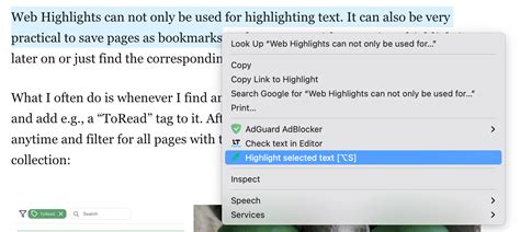 welcome to web highlights