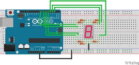 display de 7 segmentos eletronica maker