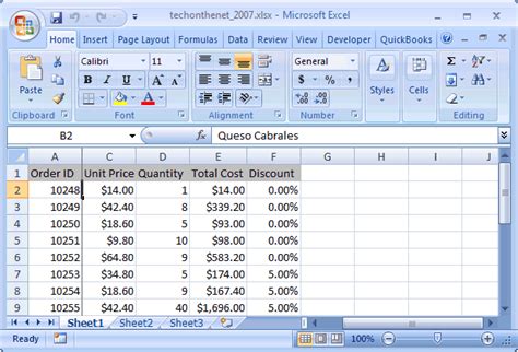 ms excel 2007 open an existing workbook