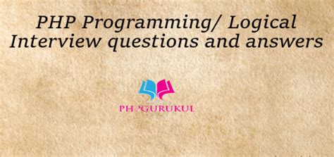 php mysql interview questions and answers for fresher