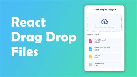 beautiful drag n drop file uploader react drop file input reactscript