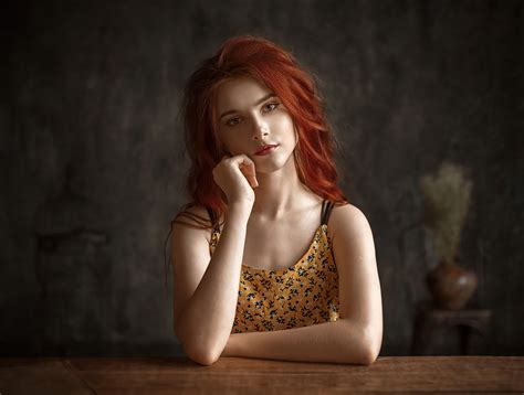 Redhead Model Portrait Wallpaperhd Girls Wallpapers4k Wallpapersimagesbackgroundsphotos And