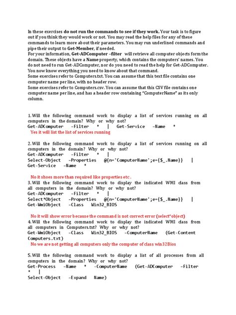 classwork 5 objects pdf comma separated values text file