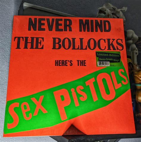 Sex Pistols Never Mind The Bollocks Heres The Sex Pistols Neon Green — Phantom Squid Records