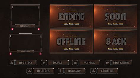 World Of Warcraft Stream Overlay Package Premium Streamer Overlays