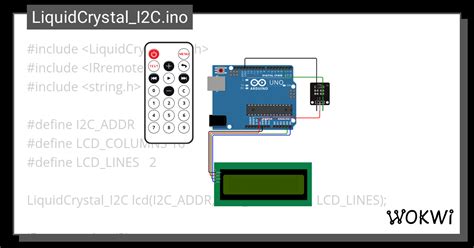 LiquidCrystal I2C Wokwi ESP32 STM32 Arduino Simulator