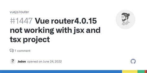 Vue Router4 0 15 Not Working With Jsx And Tsx Project Issue 1447