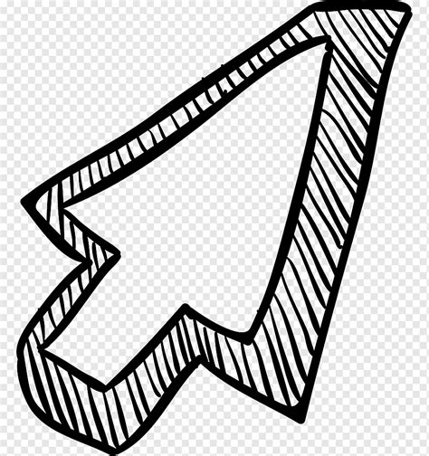 Arrow Pointer Computer Icons Sketch Arrow Angle Text Triangle Png