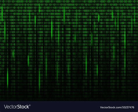 computer screen binary data code royalty free vector image