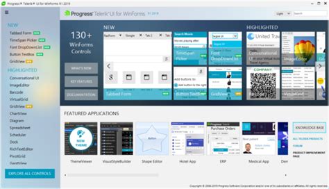 overview ui for winforms documentation telerik ui for