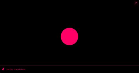 Framer Motion Spring Transition Codesandbox