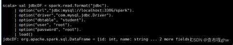 spark sql通过 jdbc 连接mysql数据库报错：java sql sqlexception access denied for user ‘root‘ ‘localhost
