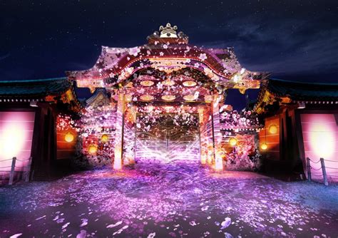 NAKED FLOWERS 2023 桜 世界遺産二条城体験詳細 NAKED INC 株式会社ネイキッド