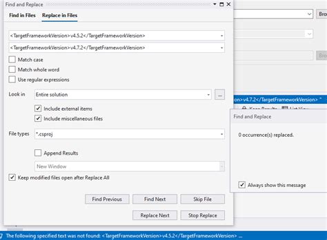 C Visual Studio How To Update Several Csproj Files Stack Overflow