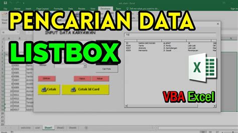 cara menampilkan data di listbox vba excel menggunakan userform theme photos