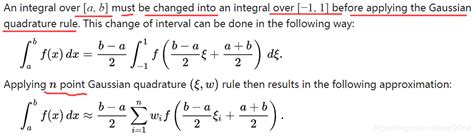 gauss型（gaussian quadrature）求积公式和方法 gauss legendre quadrature csdn博客