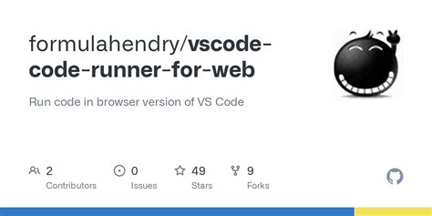 ci · workflow runs · formulahendry vscode code runner for web · github