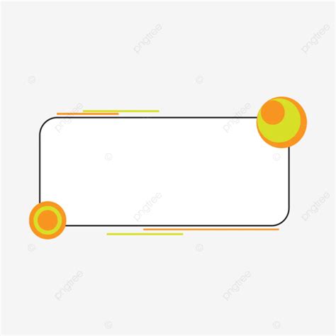 Orange Green Text Box Vector Textbox Banners Shape PNG And Vector