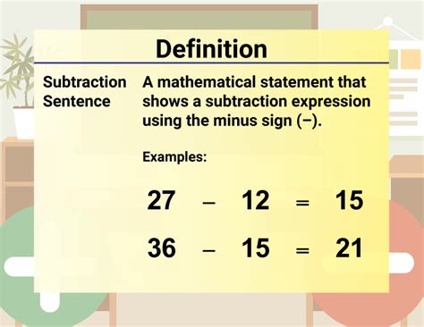 math video definition 42 addition and subtraction concepts subtraction sentence media4math