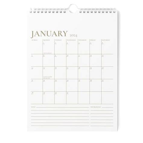 Calendar 2024 Vertical 8 5x11 2024 Wall Calendar Runs Until June 2025