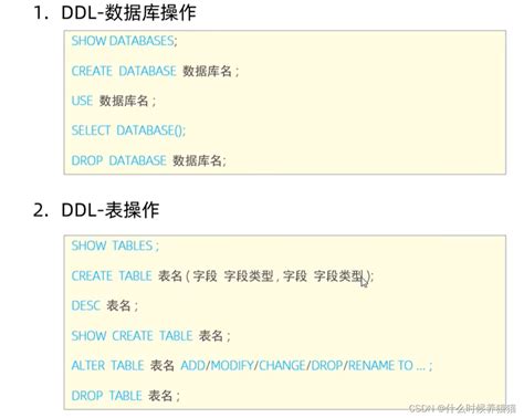 数据库自学 sql 四大sql语句ddl、dml、dql、dcl ddl dml dcl dql语句 csdn博客
