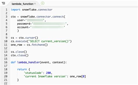 how to install the snowflake python connector in aws lambda interworks