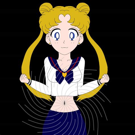 Usagi Tsukinos Belly Button Vacuum By Jokingbrianx On Deviantart