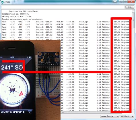 Creative Electronic Arduino Simple Compass With Hmc L Library