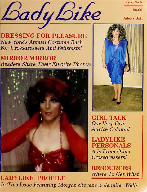 Crossdressing Training Ladylike Issue 5 1989 Vintage Magazine Crossdressers Male2female