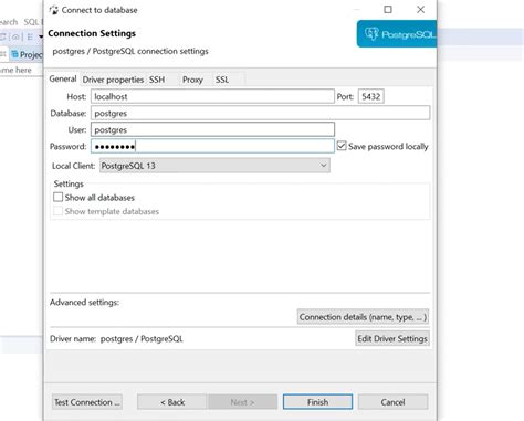 connecting dbeaver to postgresql docker step by step guide