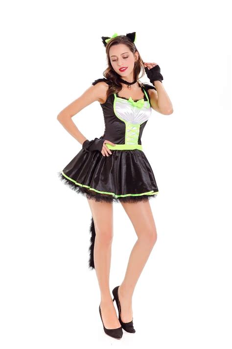 Adult Sexy Catwoman Costume Woman Halloween Carnival Costume Cosplay Cat Fancy Dress In Sexy