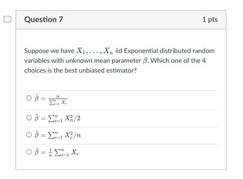 suppose we have x1 … xn iid exponential distributed