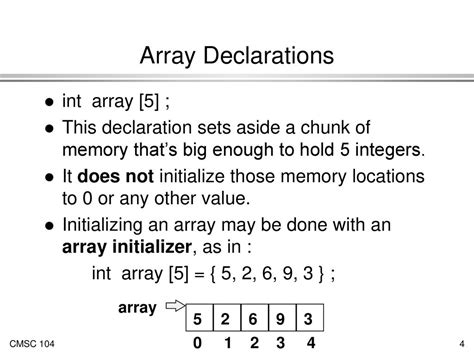 arrays i handling lists of data ppt download