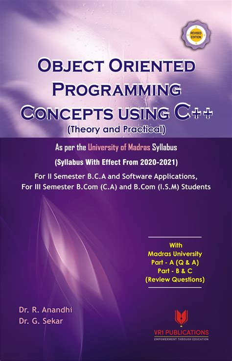 object oriented programming concepts using c