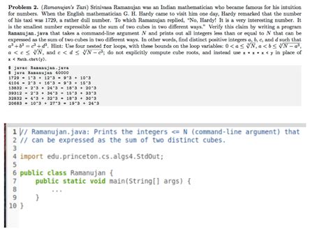 solved problem 2 ramanujan s tari srinivasa ramanujan was