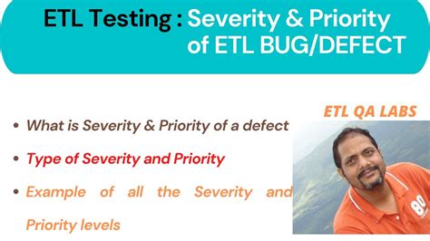 etl testing severity and priority of a defect example of all combination of severity and