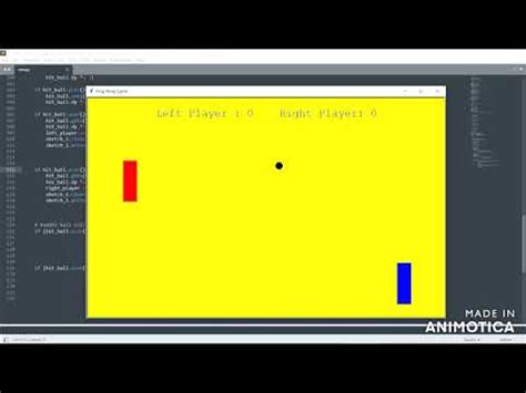 Ping Pong Game Using Turtle In Python Online Tutorials Library List