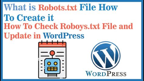 How To Create Robots Txt File For WordPress How To Edit Robots Txt