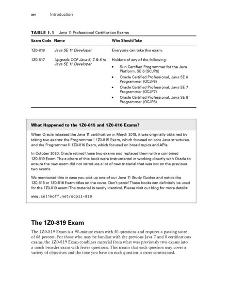 Ocp Oracle Certified Professional Java Se Developer Practice Tests