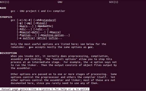 gcc linux javatpoint