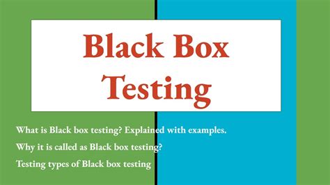 Black Box Testing Explained Black Box Testing With Examples Types Of