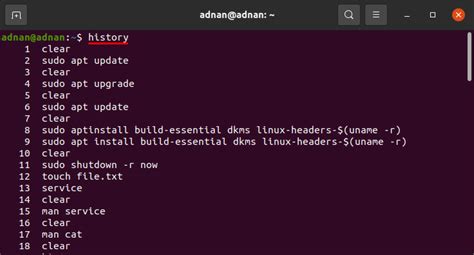 Basic Ubuntu Commands