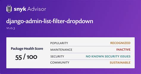 Django Admin List Filter Dropdown Python Package Snyk