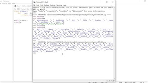 dir function example in python youtube