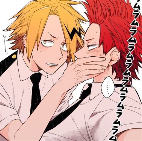 Kaminari Denki And Kirishima Eijirou Kirishima My Hero Academia Boku No Hero Academia He Is My