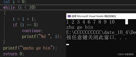循环语句中 break 和 continue 的使用，while for switch循环中如何跳出循环 中断循环 csdn博客