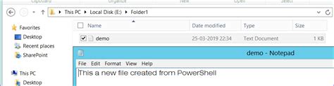 create file if not exists with name as today s date using powershell spguides